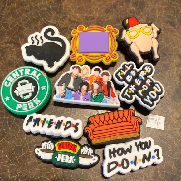 Accessories | Friends Tv Show Croc Shoe Charms Crocs New Set | Poshmark